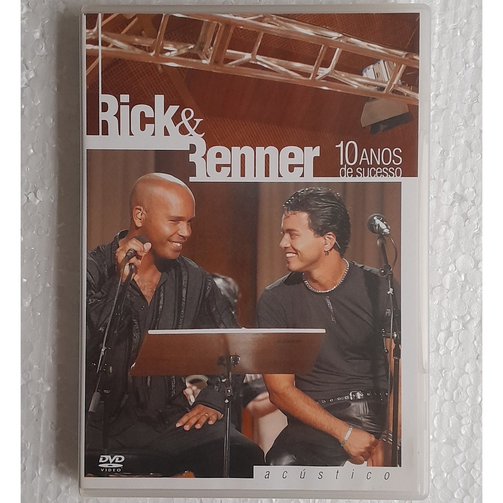 Dvd Rick E Renner - 10 Anos De Sucesso ( Original ) | Shopee Brasil
