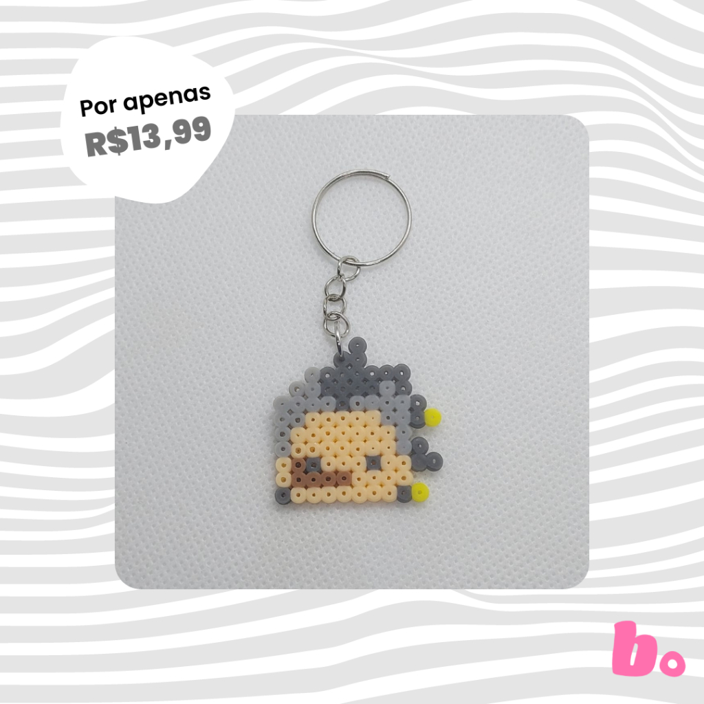 Chaveiro - Genya Shinazugawa, Demon Slayer (Hama beads/perler beads ...