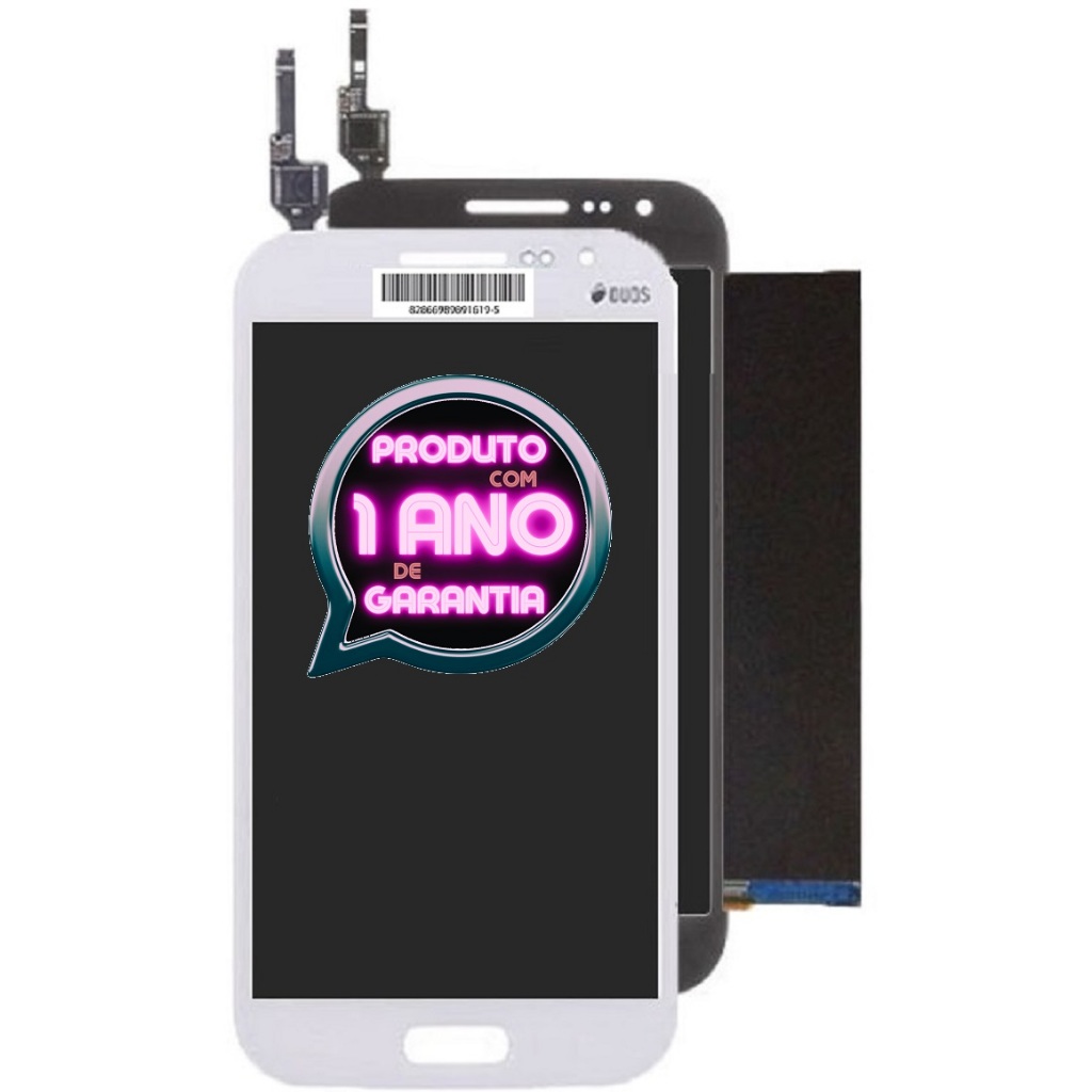 Tela Frontal Touch Display Lcd Compatível Com Galaxy Win Duos I8552 + Envio Hoje! - Faz a Boa!