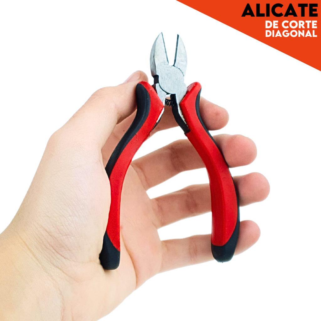 Alicate De Corte Diagonal Profissional 6 Polegadas- Fibra e Fio | Shopee Brasil
