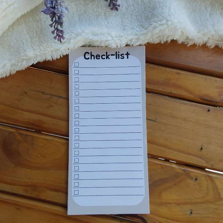 Bloco de Notas Lista - Marrom | Shopee Brasil Bloco de Notas Lista - Marrom | Shopee Brasil
