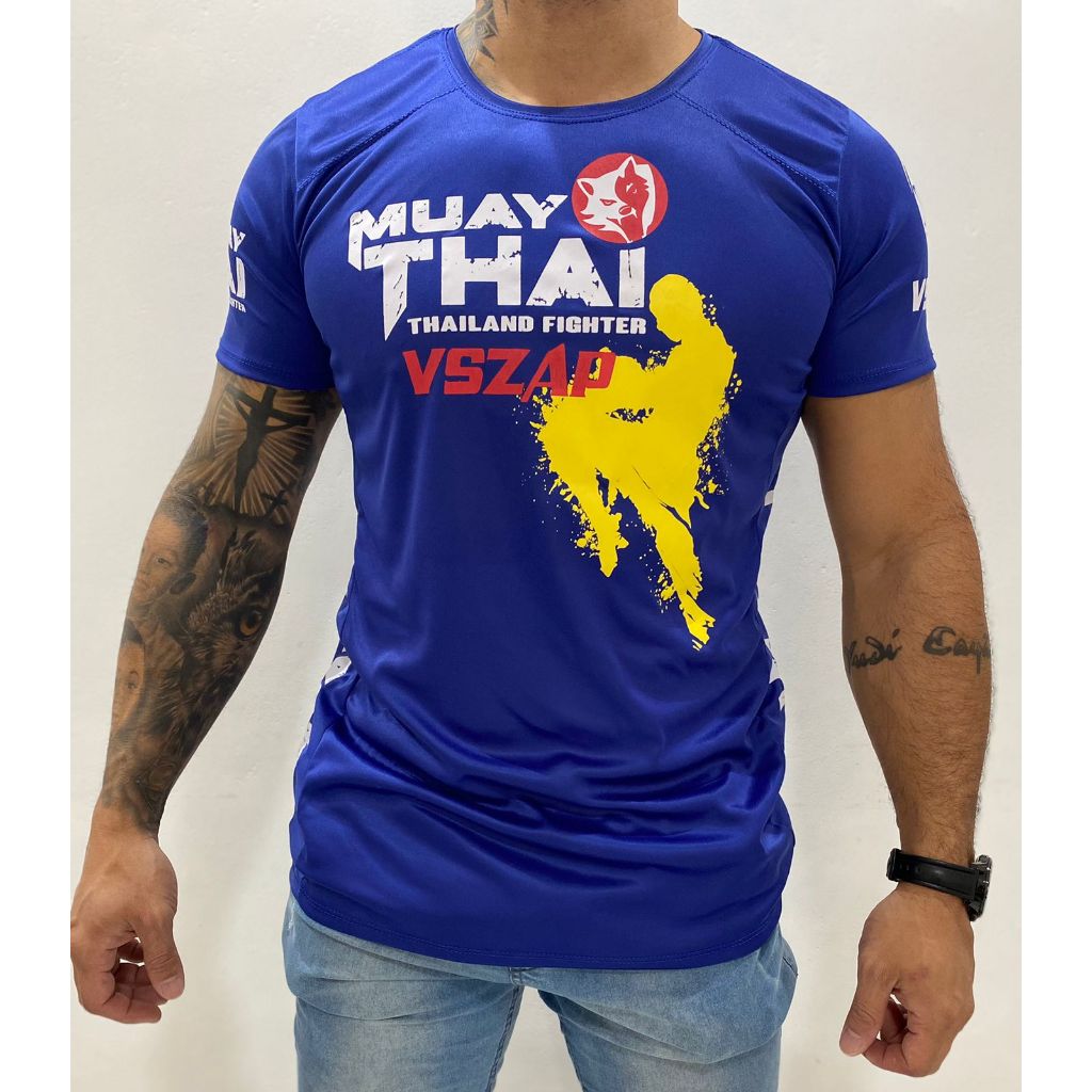 Camiseta Dri Fit Jiu Jitsu Muay Thai Boxe Luta Treino Academia | Shopee ...