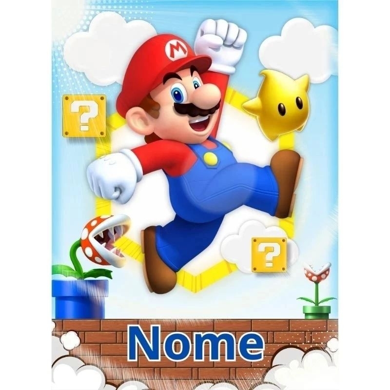 Adesivos Para Capa De Caderno Personalizado Super Mário | Shopee Brasil