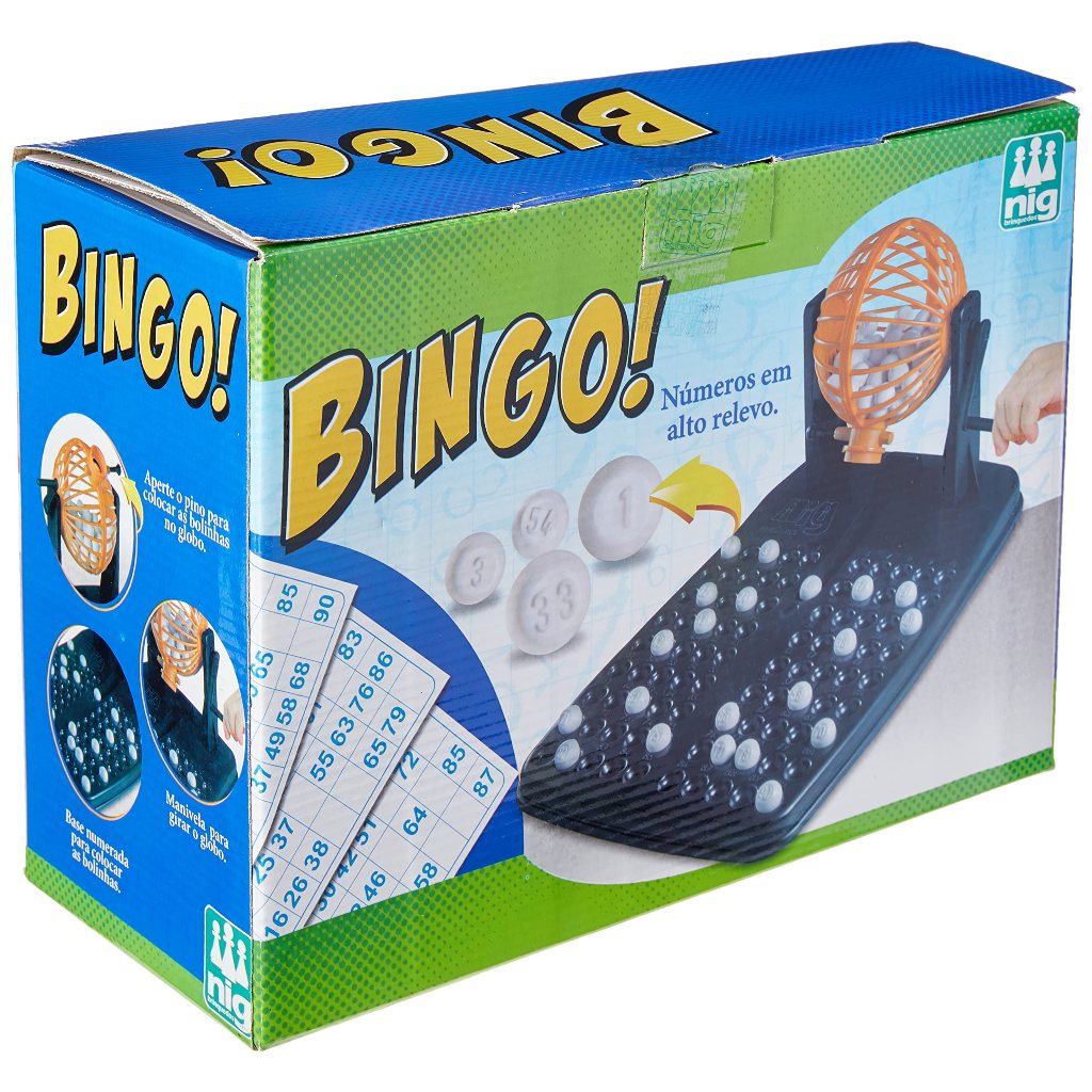 Jogo Bingo com 48 Cartelas, Nig Brinquedos | Shopee Brasil