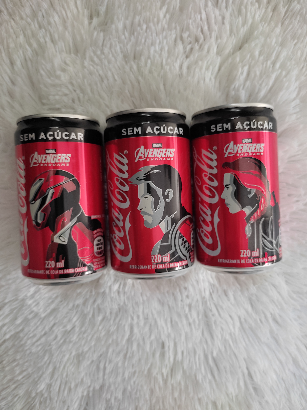 Lata Coca Cola Thor Viúva Negra Homem de Ferro Vingadores Ultimato ...