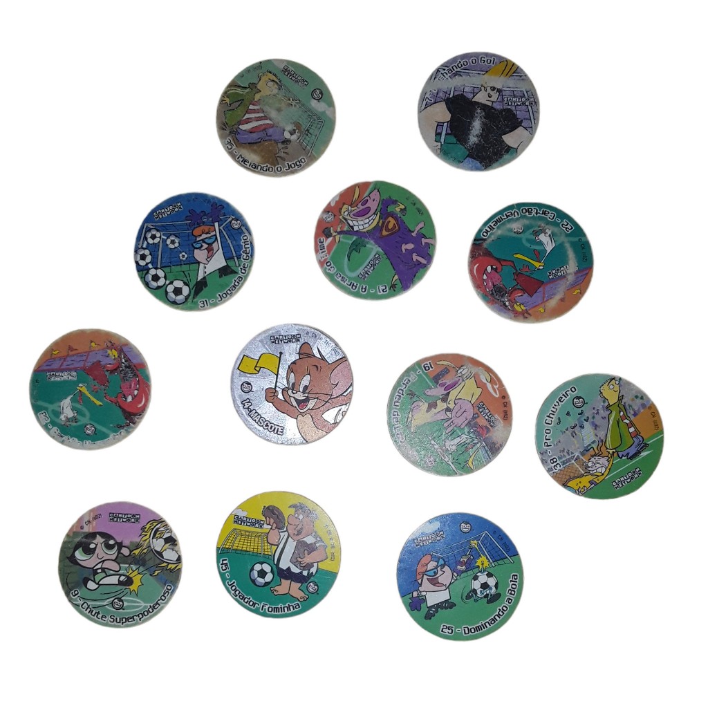tazos toon tazo na copa com personagens do cartoon network - elma chips ...