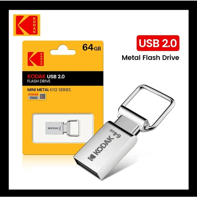 Pen Drive Kodak metal 64gb chaveiro | Shopee Brasil