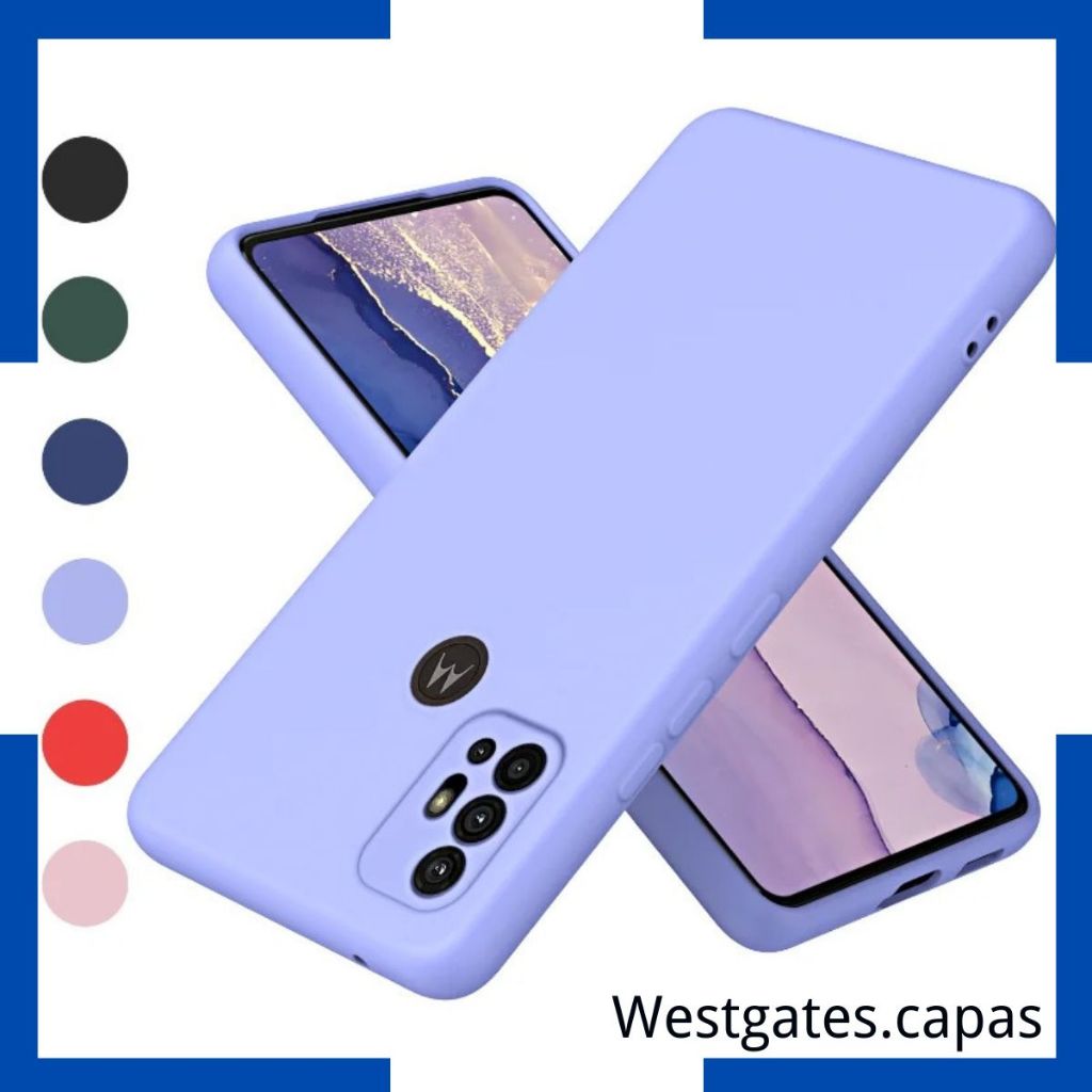 Capa Case veludo TPU Soft Liquid Compativel Motorola Moto G9/G9Play/G9Plus/G9Power / G10/G20/G30 ...