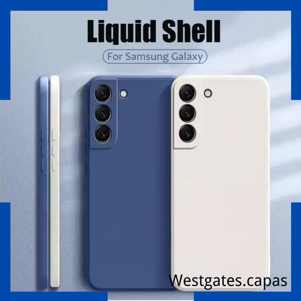 Capa Silicone veludo Soft TPU Liquid Compativel Samsung Galaxy S23 S23plus S23 ultra A54 ...