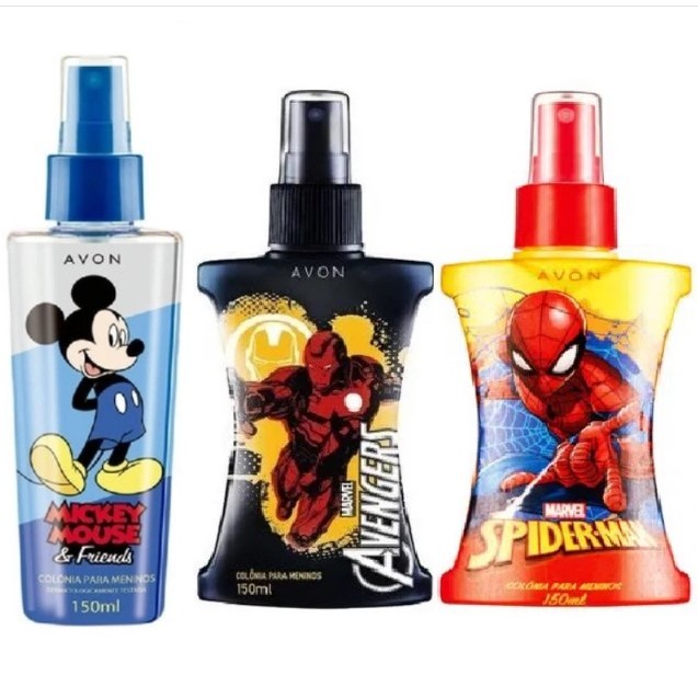 MARVEL SPIDER- MAN COLONIA INFANTIL 150ml AVON | Shopee Brasil
