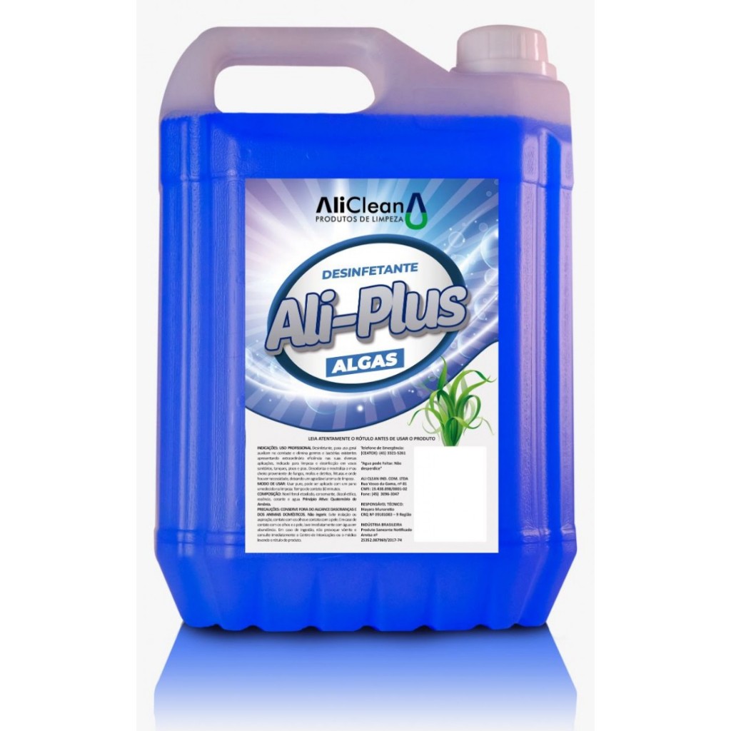 Desinfetante AliClean Algas Galão 5 Litros | Shopee Brasil