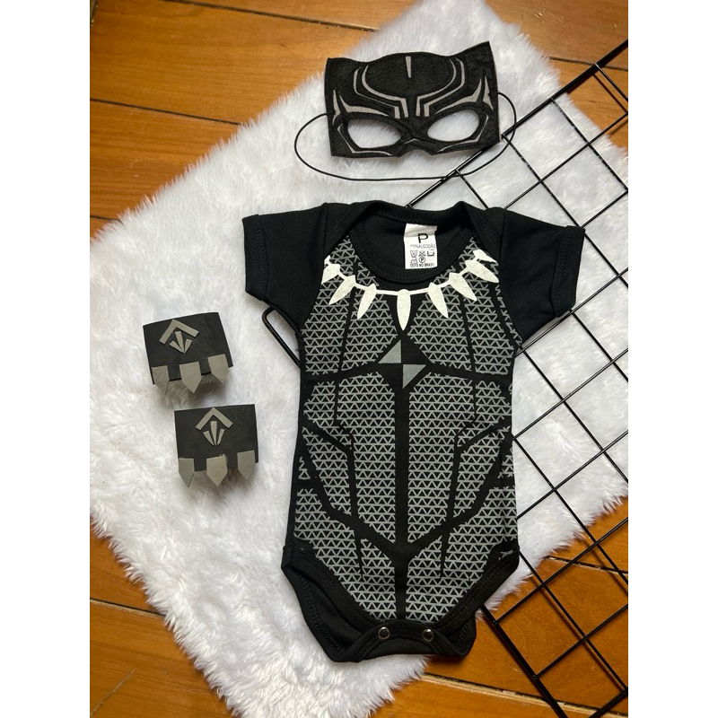 kit body temático Pantera Negra | Shopee Brasil