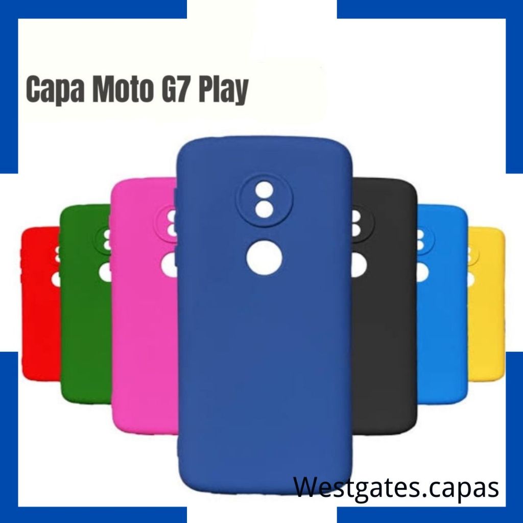 Capa Case veludo TPU Soft Liquid Compativel para Motorola MOTO G6Play/G6Plus/G7Play/G7/G7Plus ...