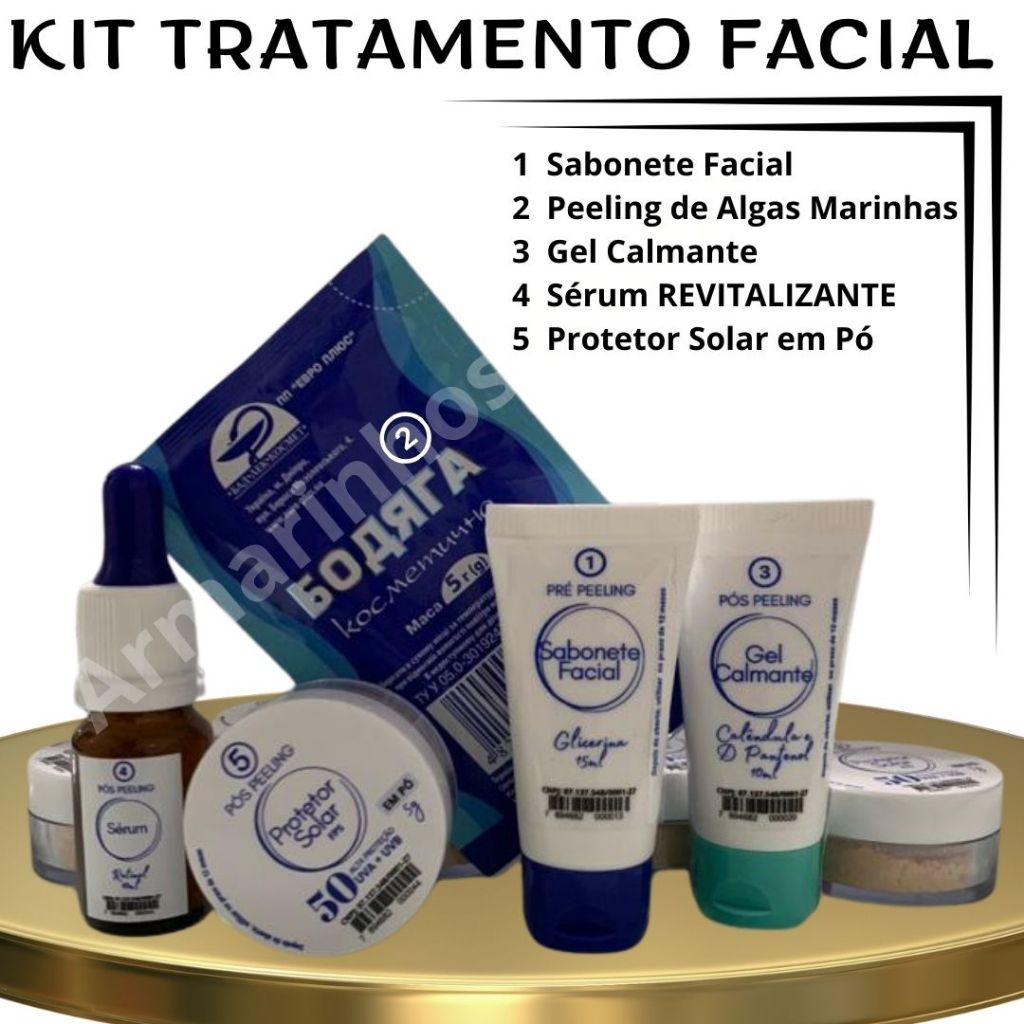 Peeling de Algas Marinhas (Kit de tratamento de pele EXCLUSIVO ...