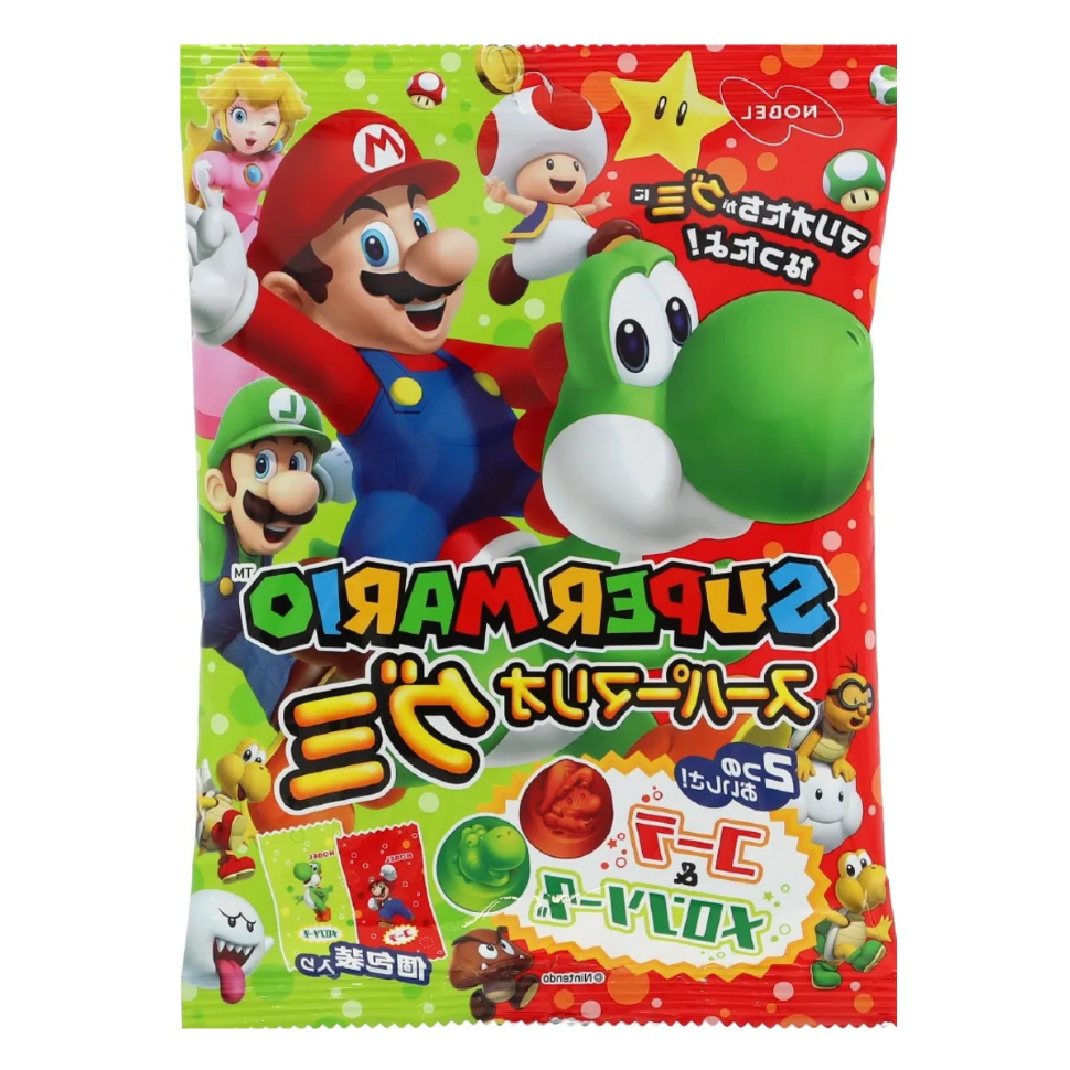 Bala Japonesa Super Mario Gummy Cola e Soda Importada Nobel 82g - Ayame ...