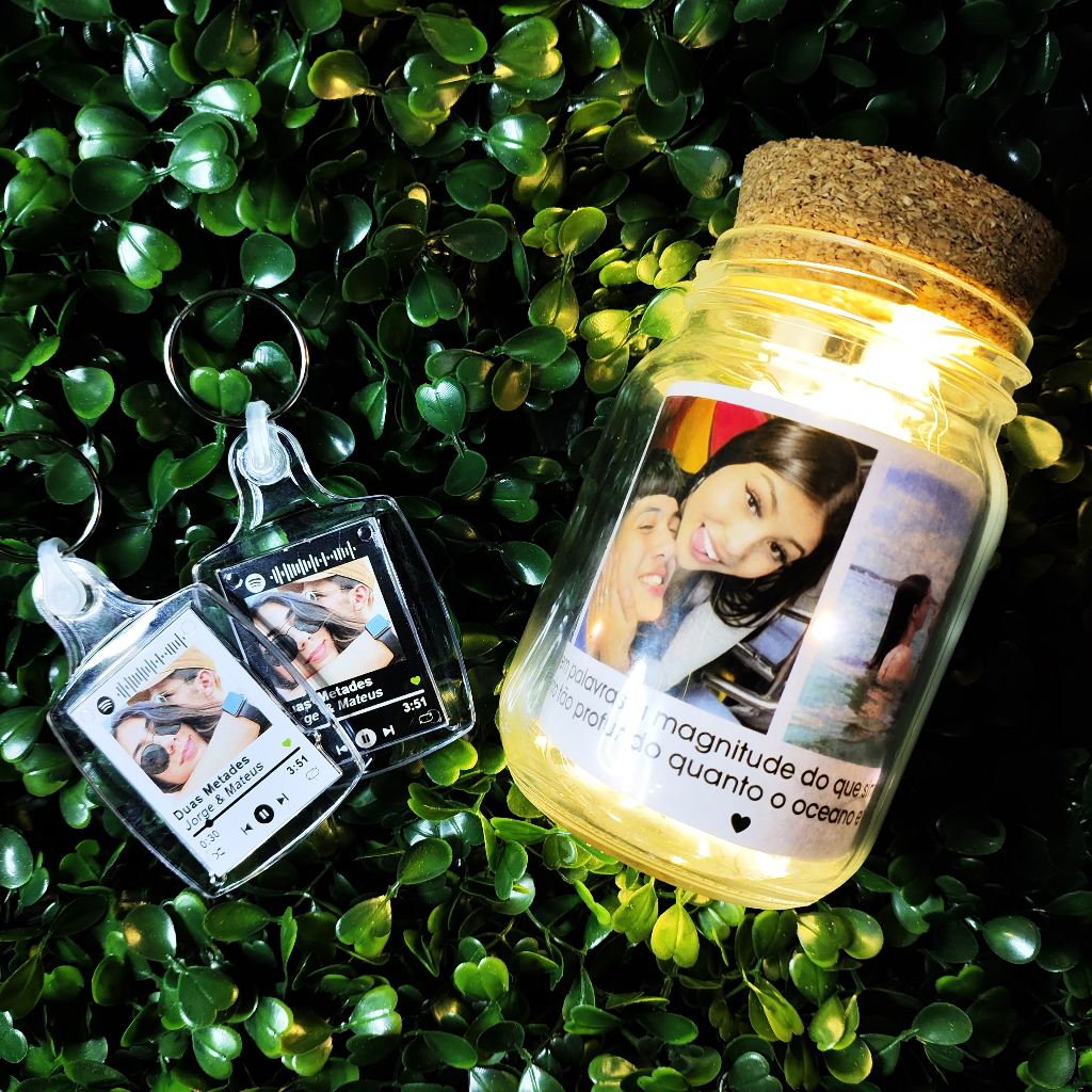 Pote do Amor personalizado com LED | Shopee Brasil