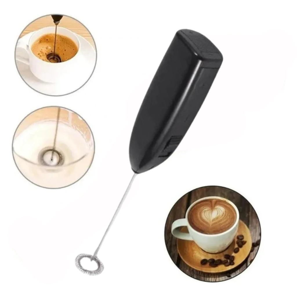 Mini Misturador Batedor Mixer Elétrico para Bebidas Leite Café Clara de ...