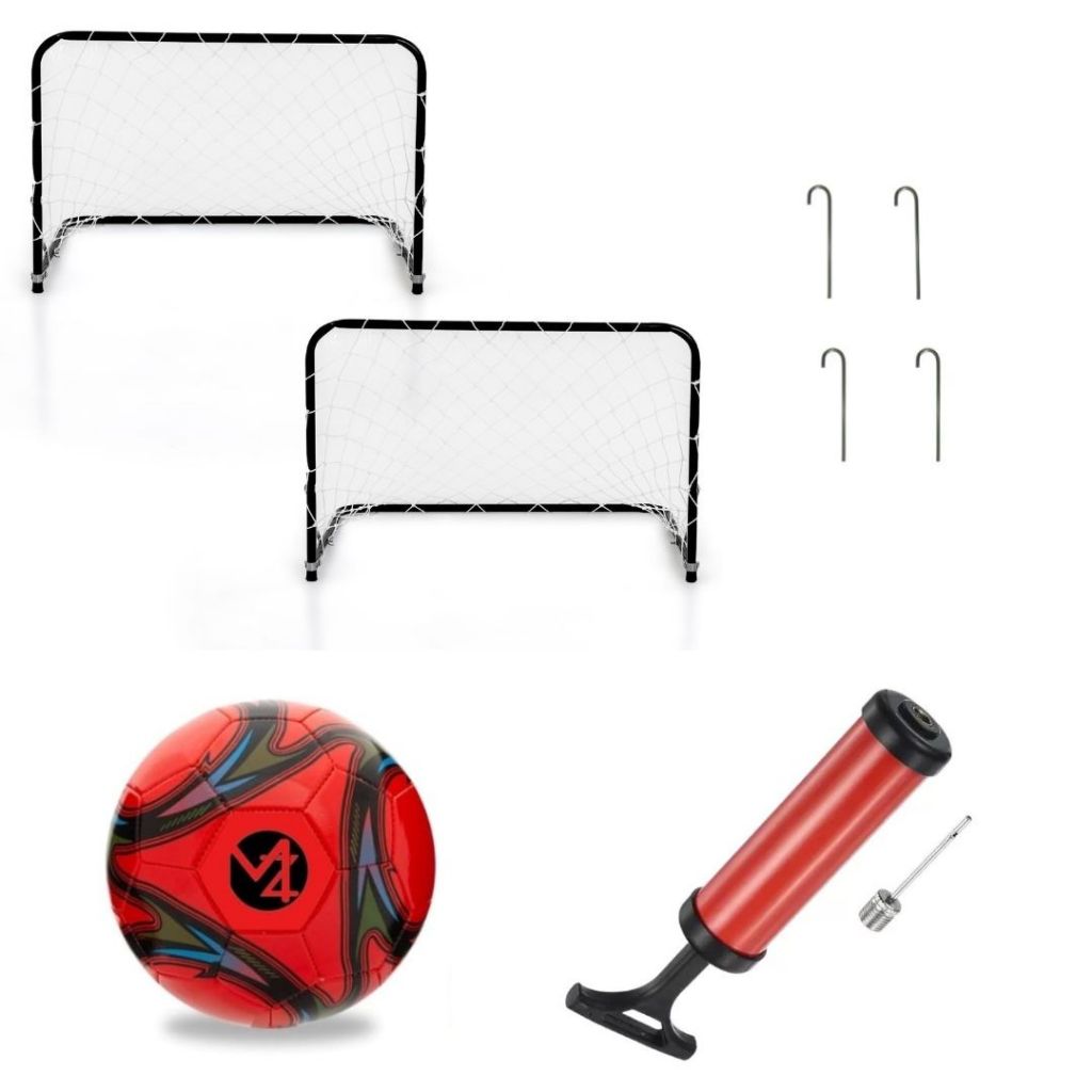 Kit Trave de Futebol de Ferro Golzinho Infantil TJCR M 83 X 51,5 CM c ...
