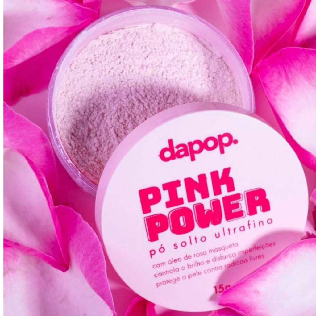 Dapop pink powder - Pó rosa ultra fino | Shopee Brasil