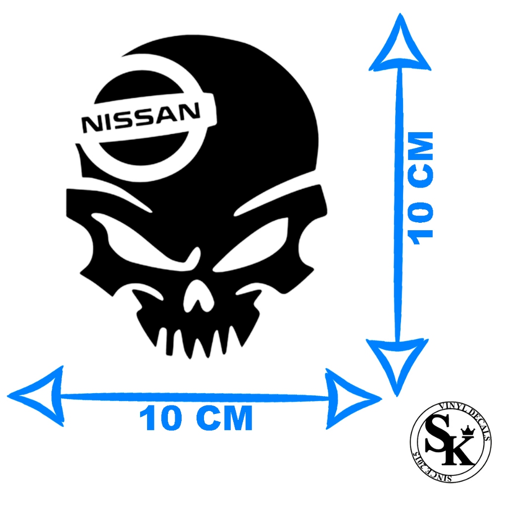 Adesivo Nissan Caveira GT Versa Tiida Custom | Shopee Brasil
