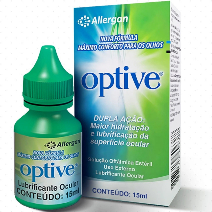 Colírio Optive Solução Oftálmica 15ml | Shopee Brasil