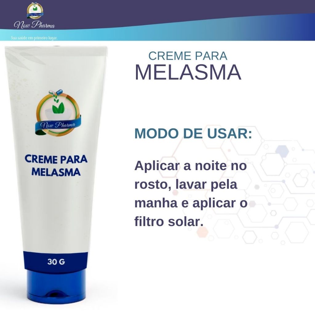 Creme Para Melasma 30g - Now Pharma | Shopee Brasil