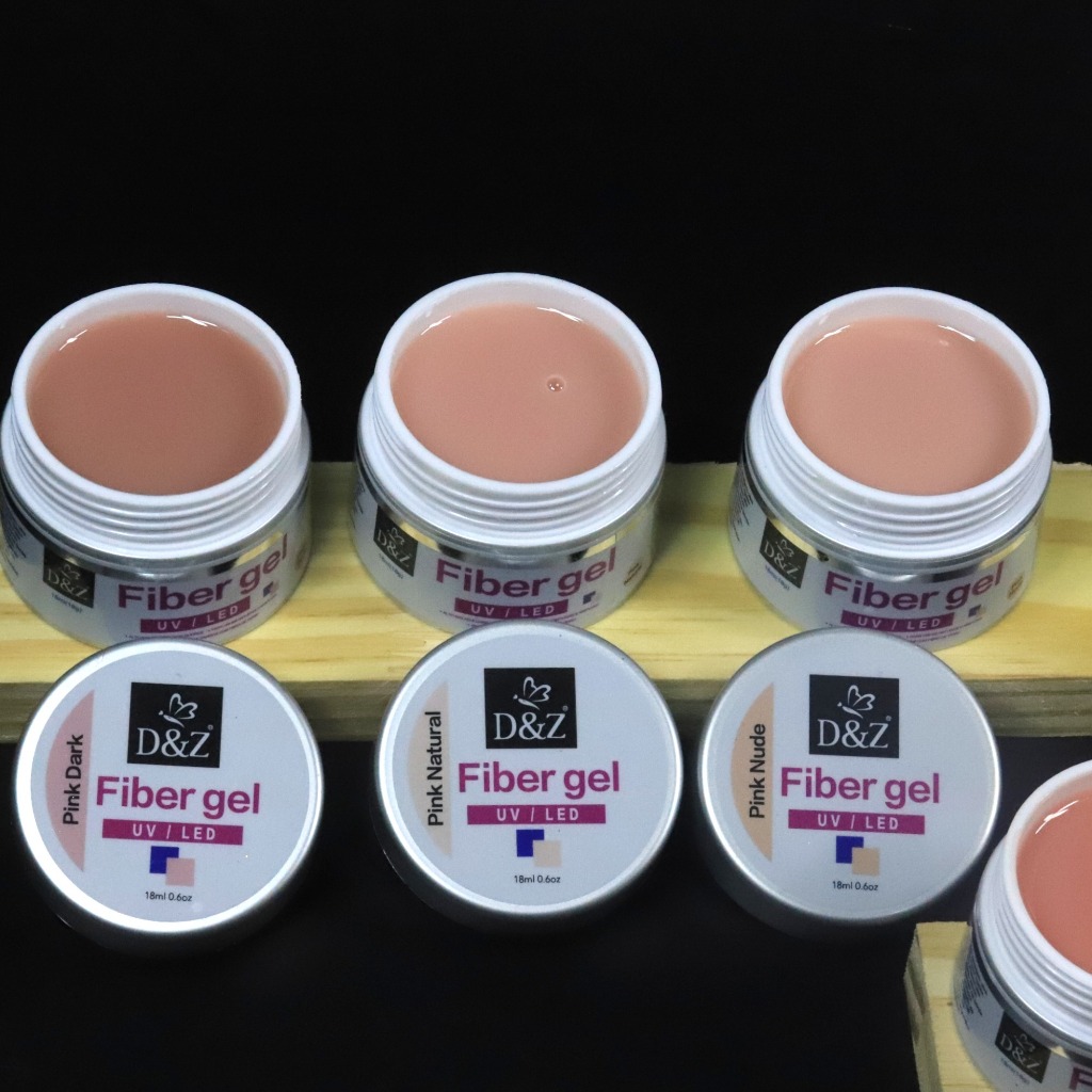 Gel fiber gel d&z dz construtor nova formula led uv 18ml para unhas ...