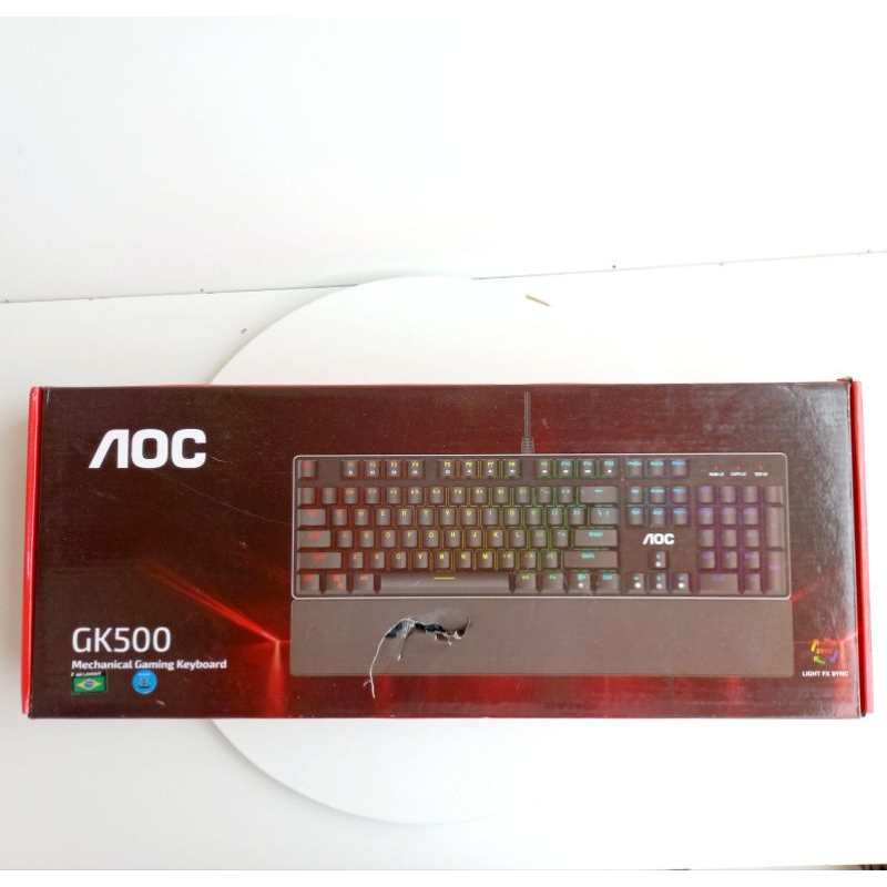 Teclado Gamer AOC GK500 | Shopee Brasil