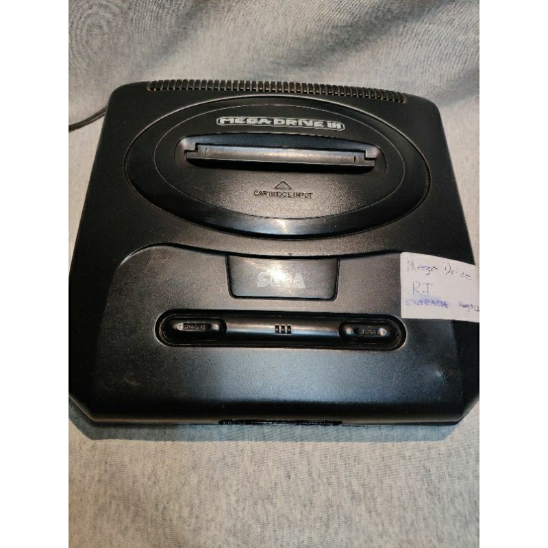 mega drive 3 só o console. ok. entrada para sega cd | Shopee Brasil