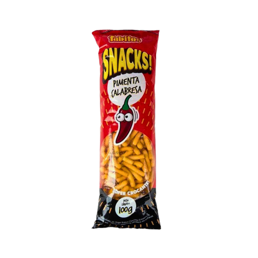 Salgadinho Snacks Fabitos Pimenta Calabresa 100g | Shopee Brasil