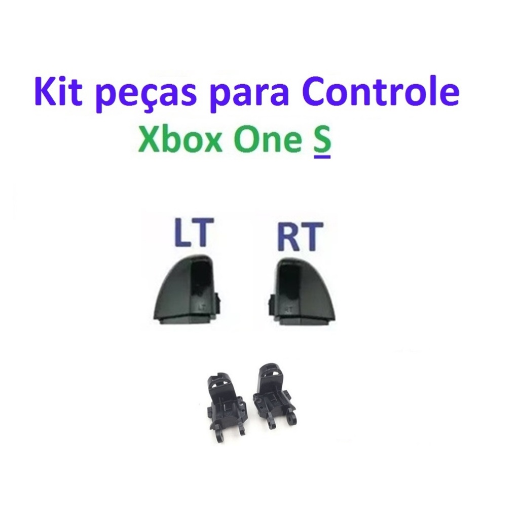 Gatilho RT + LT + Suporte interno para Controle Xbox One S (1708 ...
