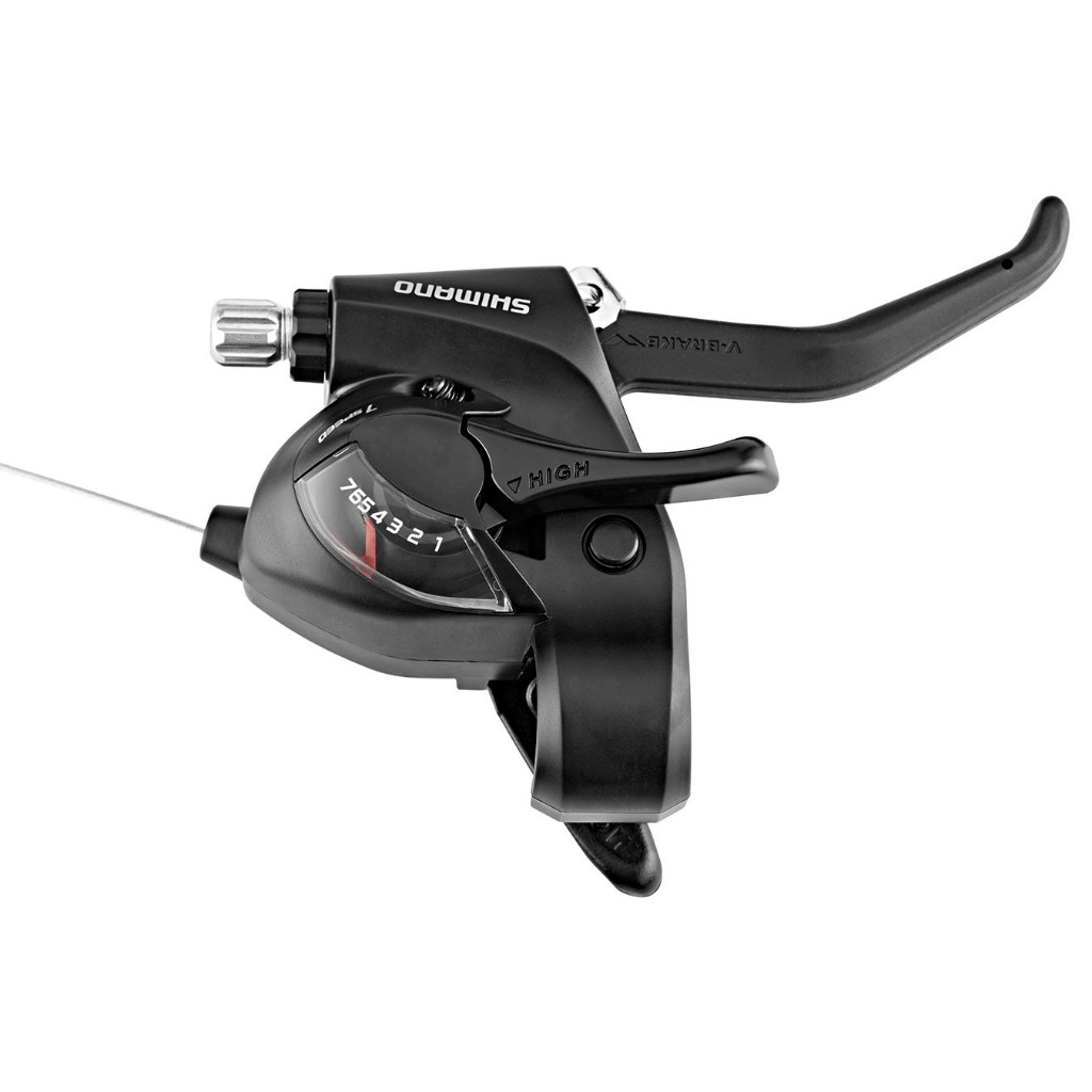 Passador de Marcha Original NOVO Lado Direito SHIMANO TOURNEY RAPID FIRE Ef41 7v ORIGINAL preto ...