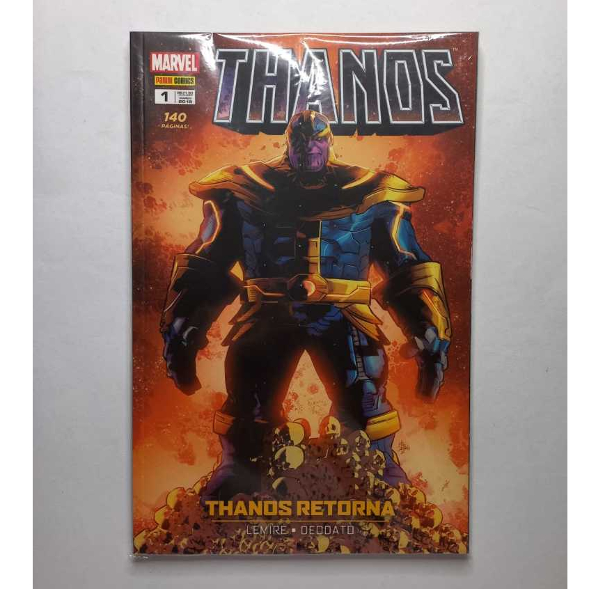 Thanos 1 Thanos Retorna Editora Panini 2018 Capa Cartonada Excelente | Shopee Brasil