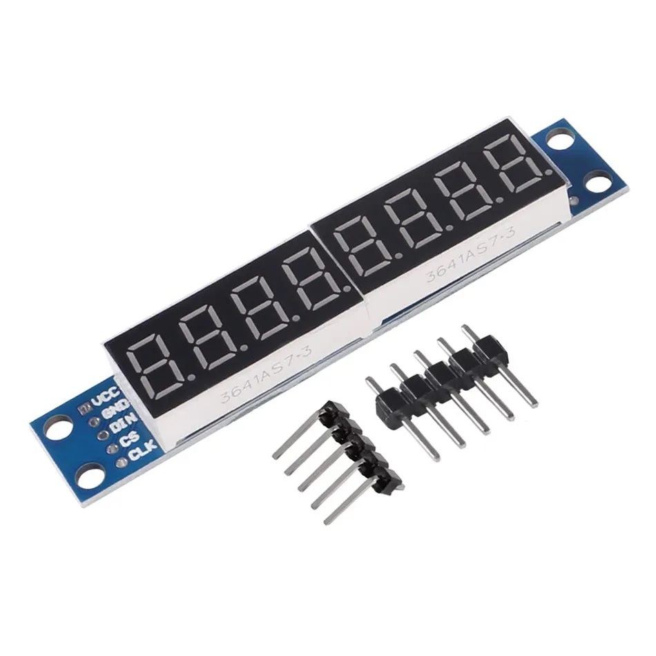 Módulo Display 8 Digitos De 7 Segmentos Max7219 [ CÓDIGO 936 ] | Shopee Brasil