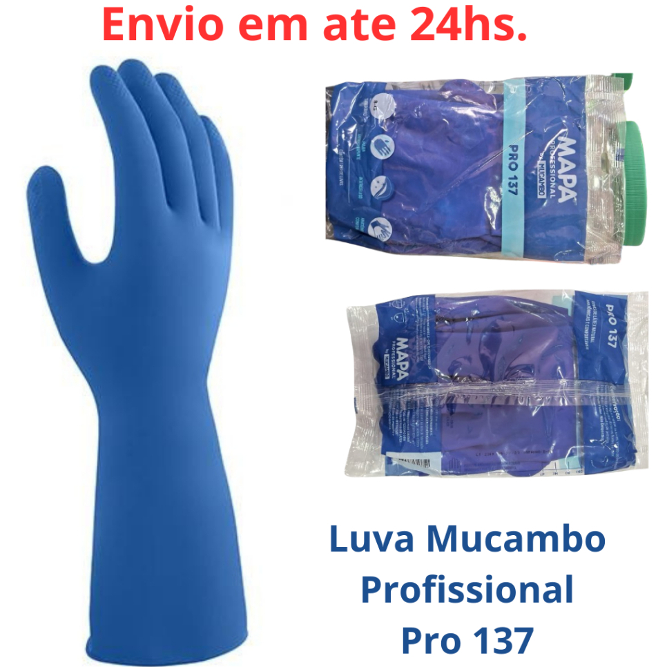 Luva Mucambo Profissional Pro 137 MAPA | Shopee Brasil