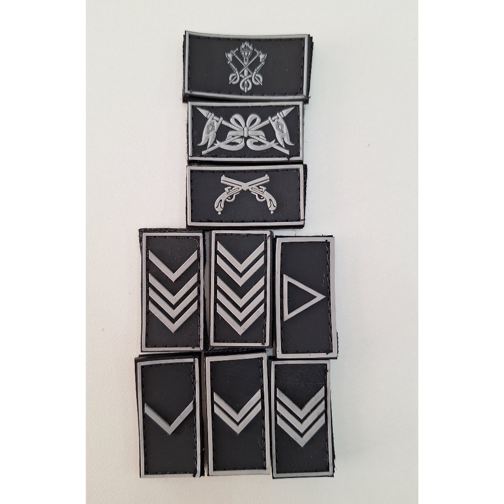 Divisa Emborrachada de gola Polícia Militar | Shopee Brasil
