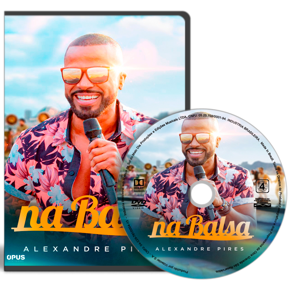 DVD - Alexandre Pires Na Balsa | Shopee Brasil