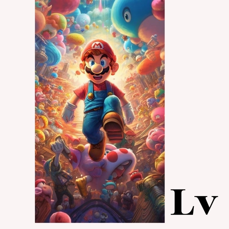 Adesivo Para Capa De Caderno Super Mário Colorido | Shopee Brasil