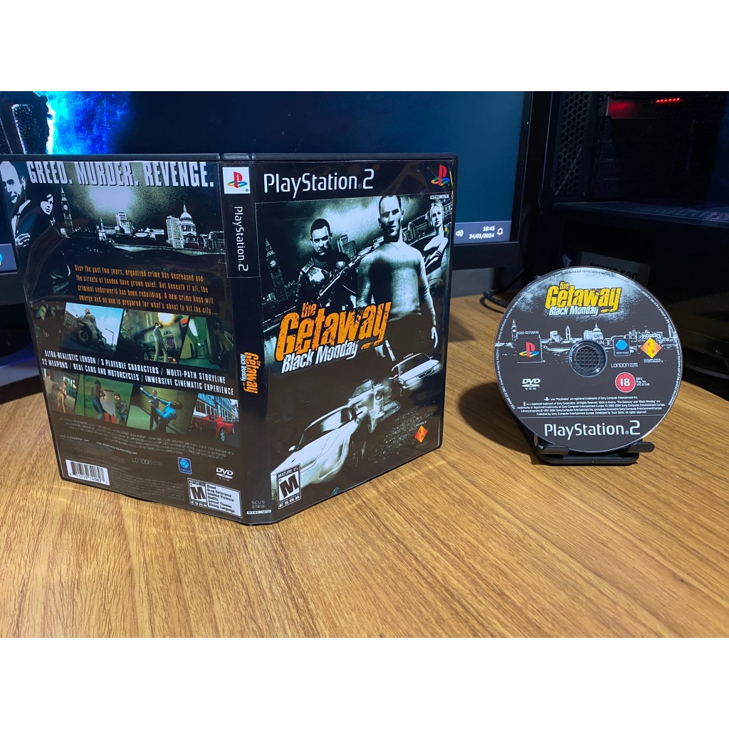 The Getaway Black Monday para PS2 Shopee Brasil