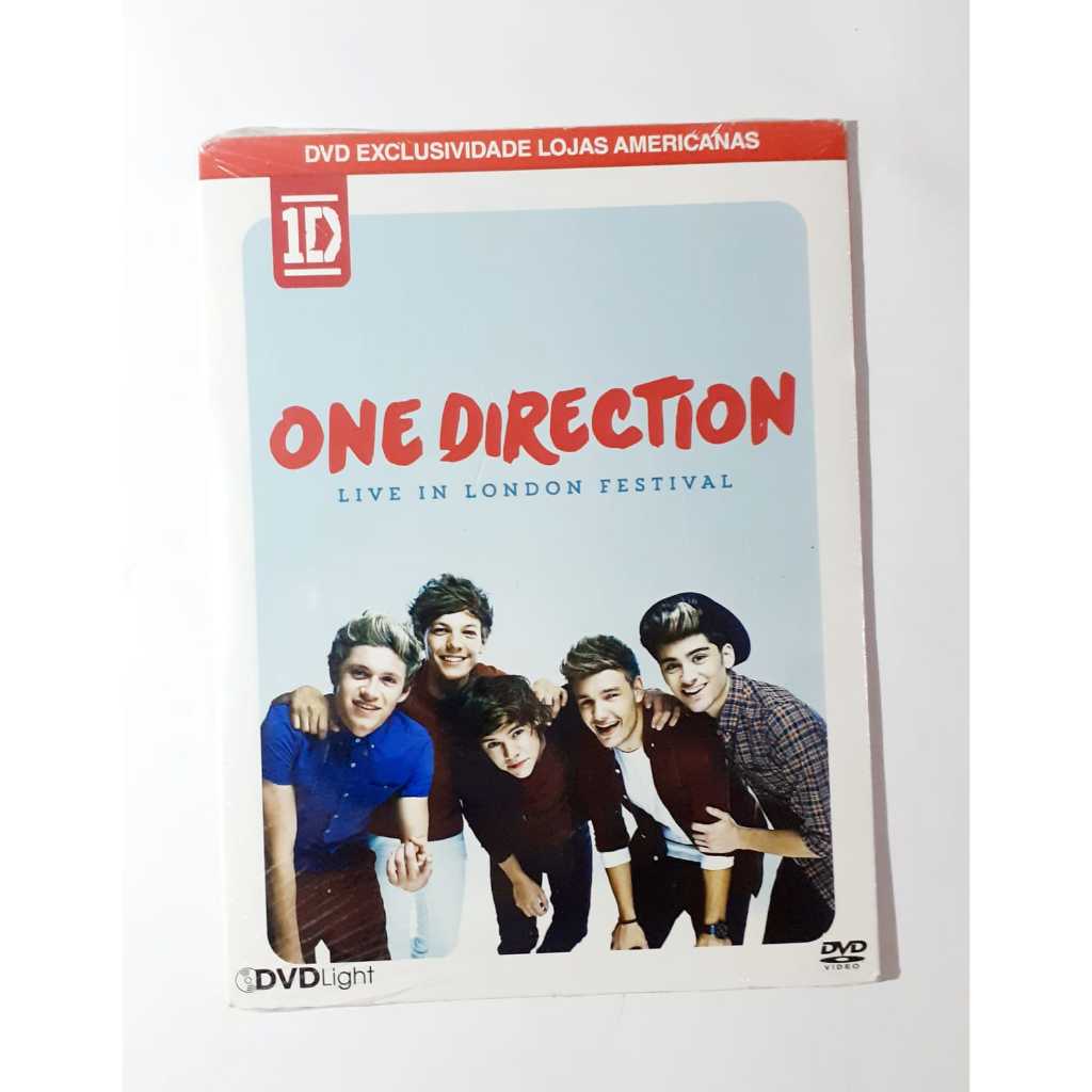 Dvd One Direction live in Festival Light Lacrado | Shopee Brasil