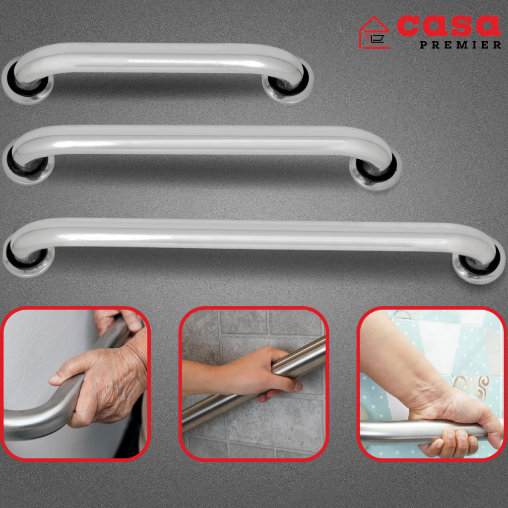 Kit 3 Alças Barras De Apoio 40 cm, 60 cm e 90 cm Alumínio Suporte ...