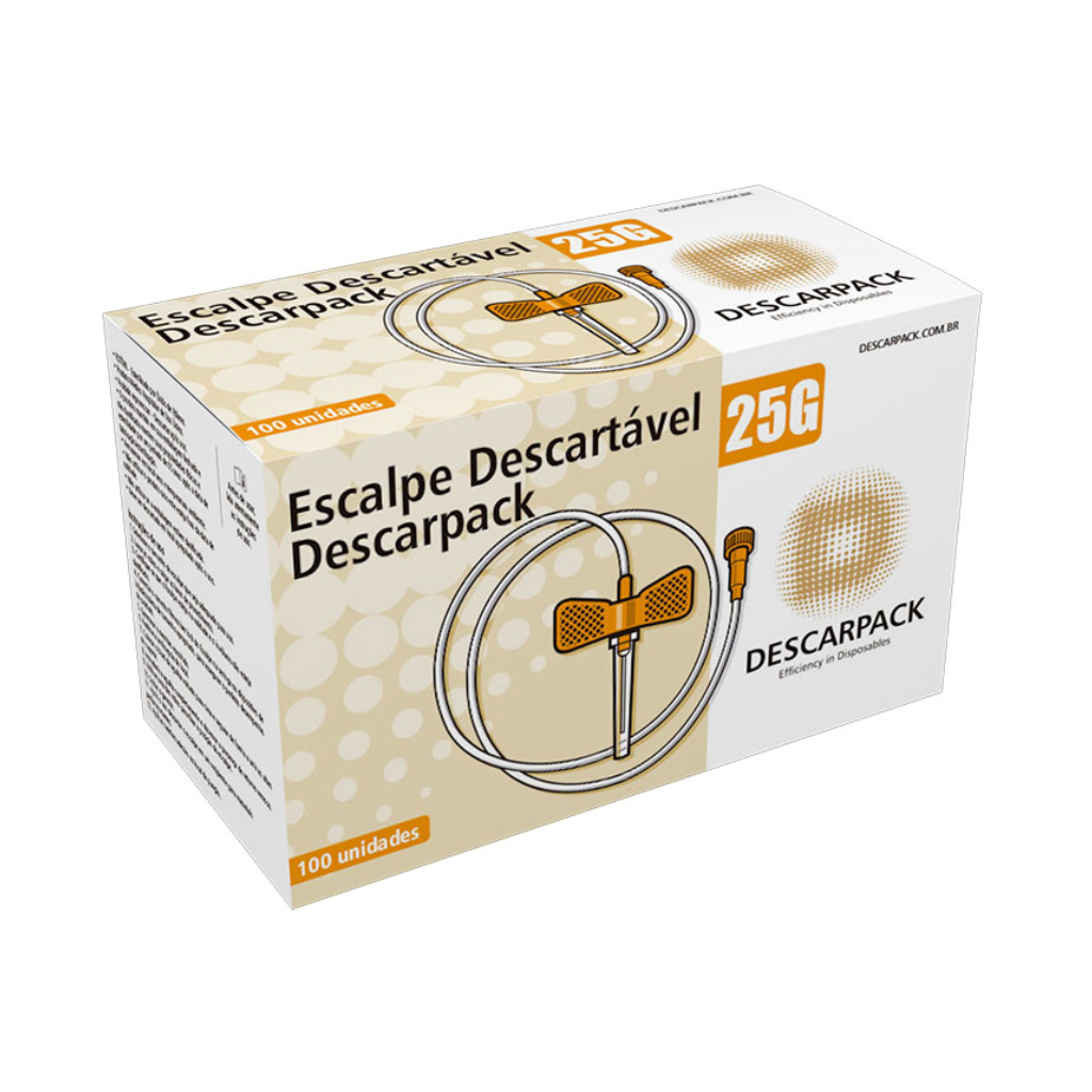 Scalp Descartável Lock 100un DESCARPACK (25g) | Shopee Brasil