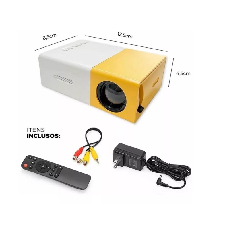 Mini Projetor De Imagem Portátil 1080p Hd Show Retroprojetor | Shopee ...