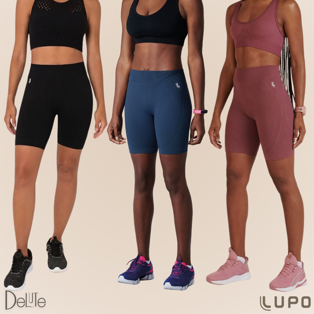 Bermuda Max Core Lupo Sport com Tecnologia Termica Sem Costura Seamless ...