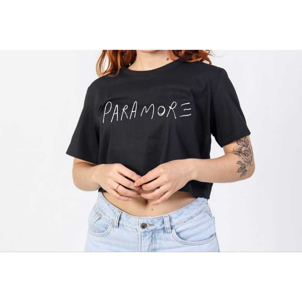 Cropped Camiseta Camisa T-shirt Paramore Rock Tour 2024 Algodão | Shopee Brasil