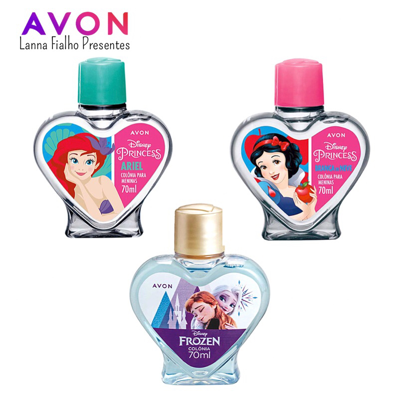 Colônia Infantil Disney Princesas Avon 70ml | Shopee Brasil