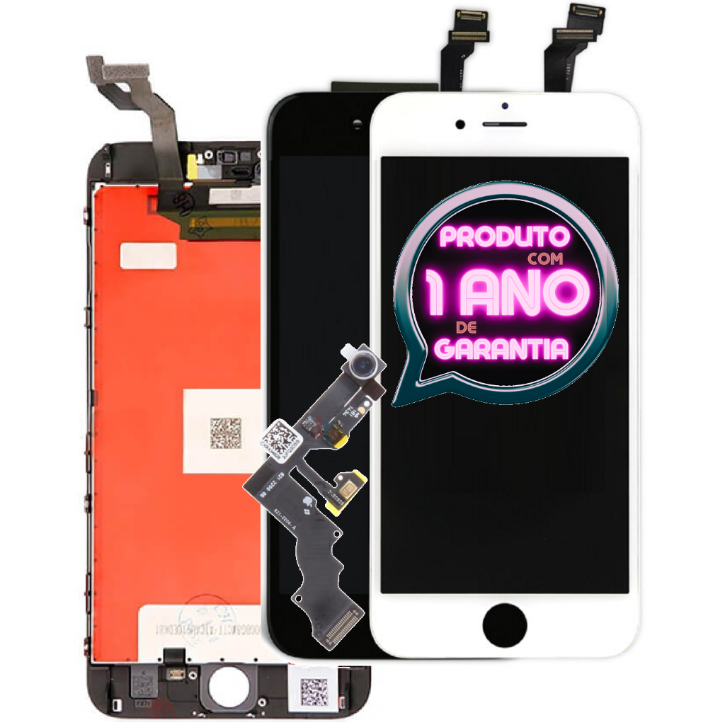Tela Touch Display Compatível iPhone 6 Plus A1524 A1522 + Lcd Full Hd ...