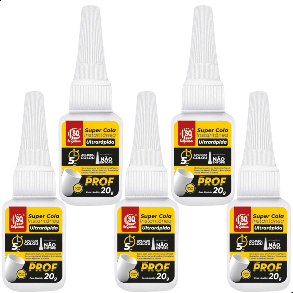 5 Colas Super Forte De 20g Instantânea Ultrarrápida multiuso | Shopee ...