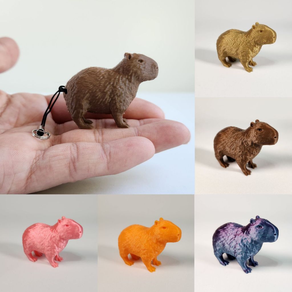 Chaveiro capivara com cordão pingente - lembrança acessório gift ...