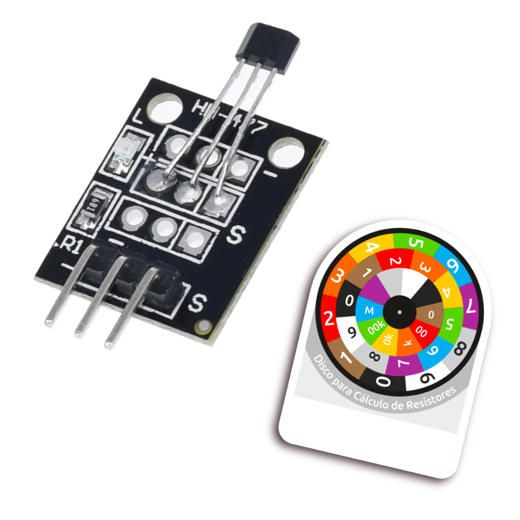 10 x Módulo Sensor Hall A3144 Magnetico Modulo Ky003 KY-003 Esp8266 ...